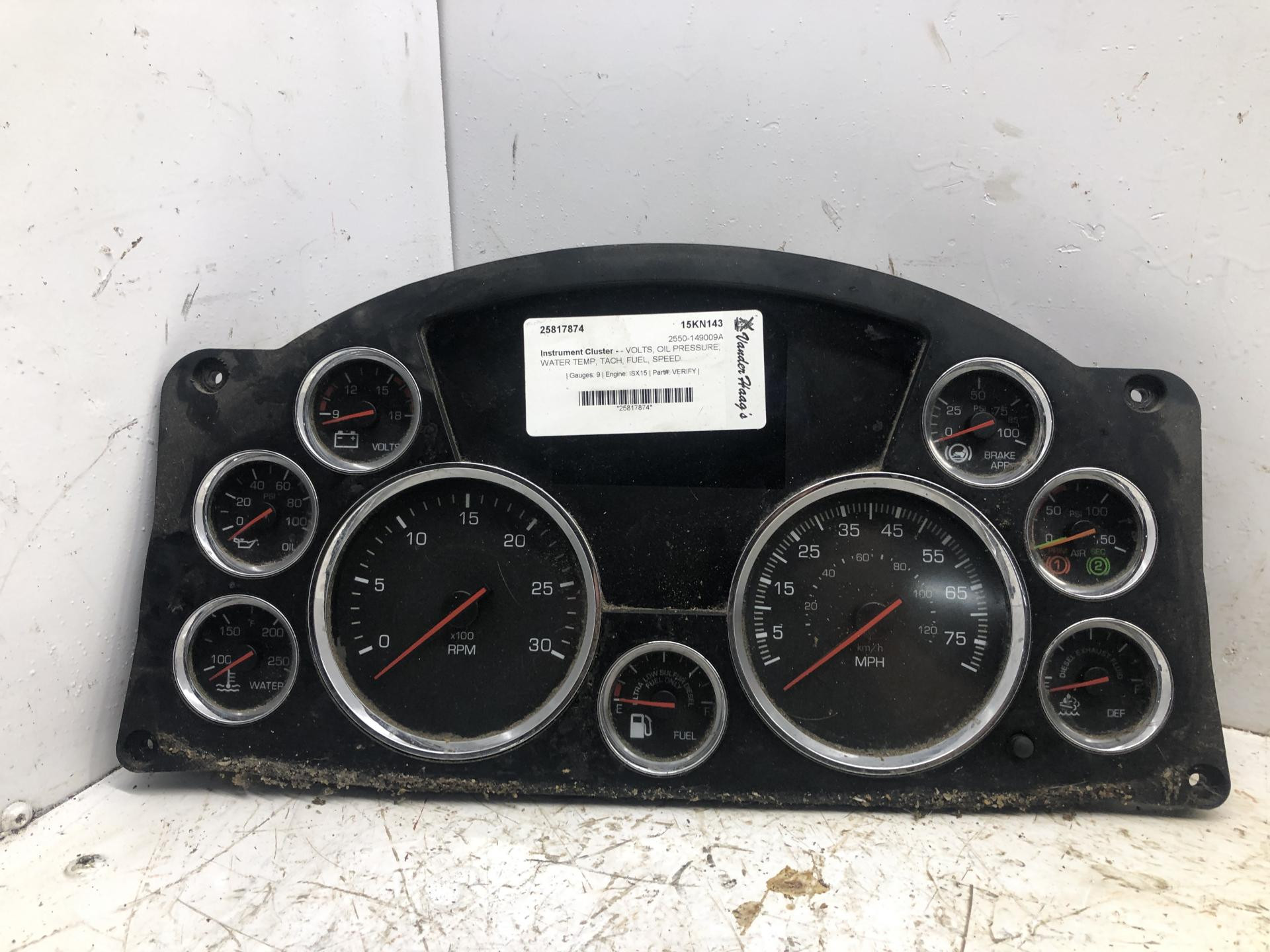 a2c92485900022274066 | Kenworth T680 Speedometer Instrument Cluster for Sal