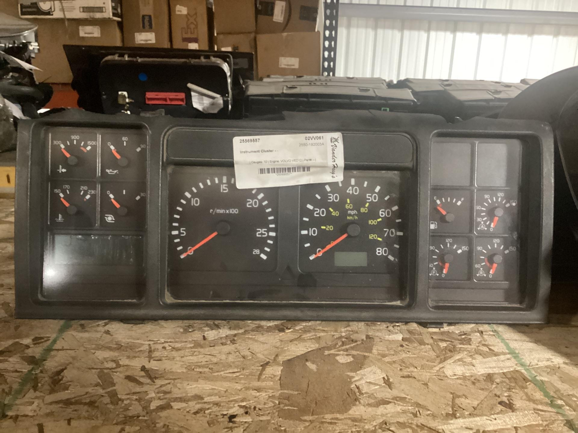 Volvo VHD Speedometer Instrument Cluster for Sale