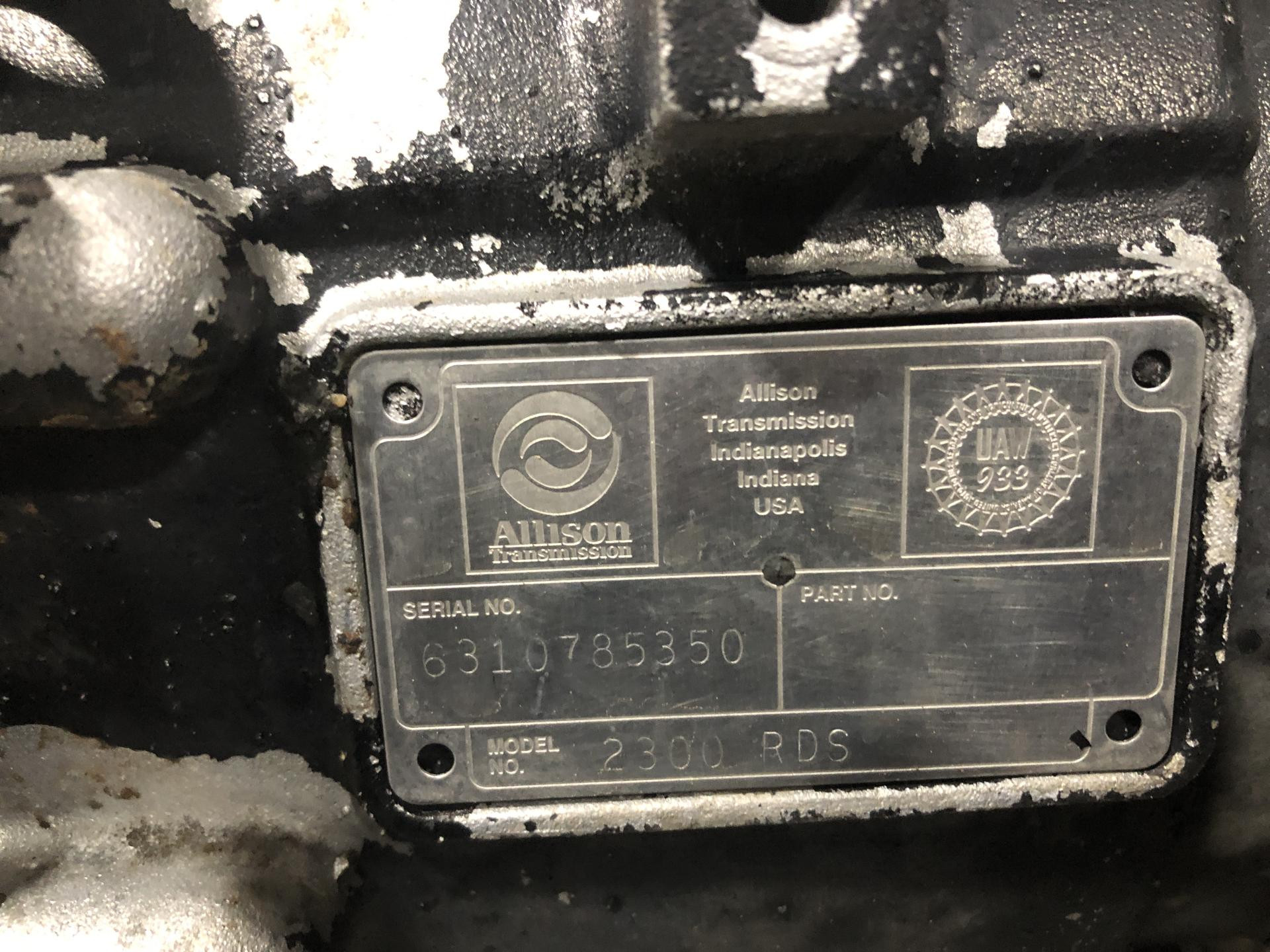 Allison 2300 RDS Transmission for Sale