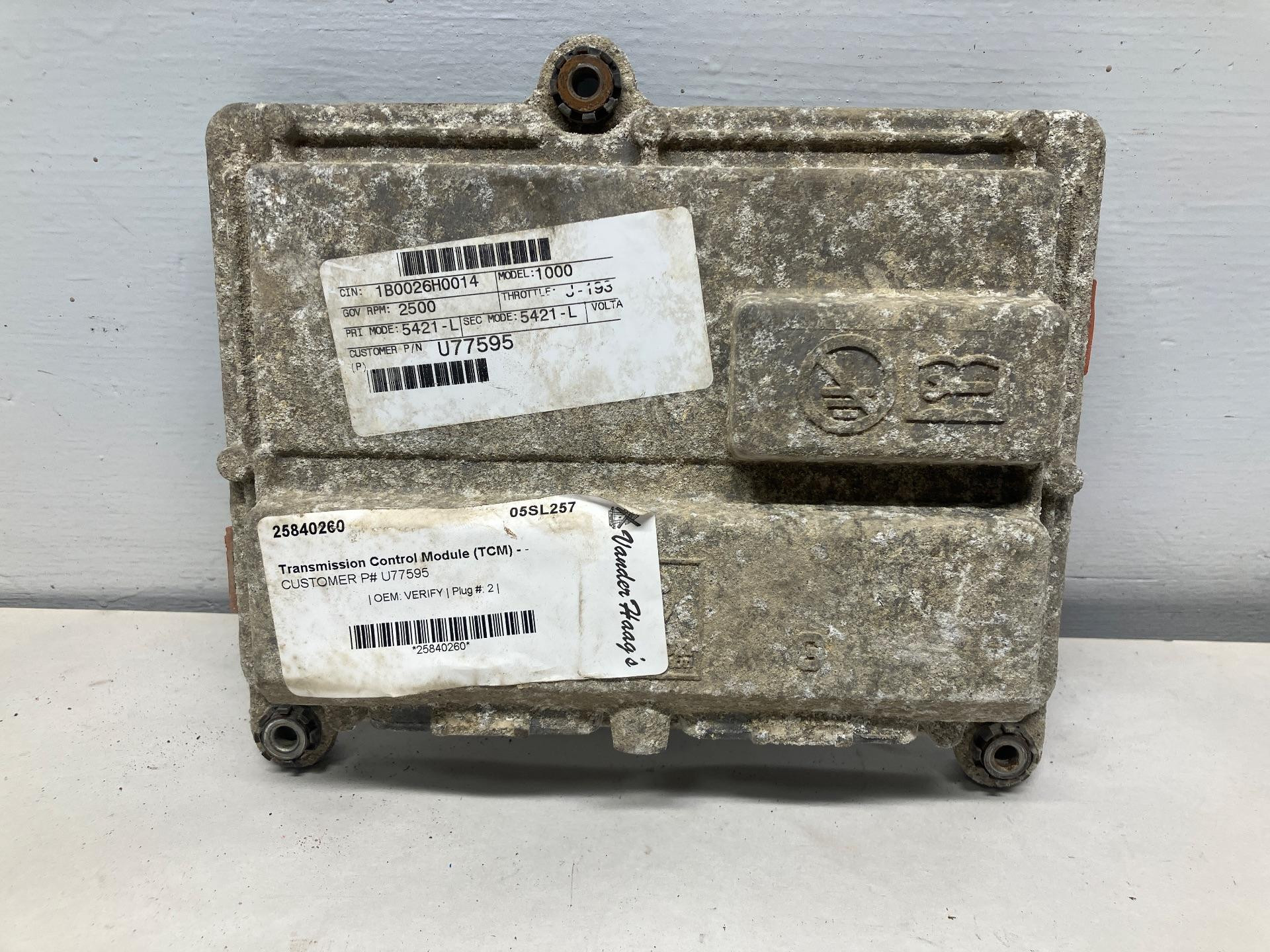 29542725 | Allison 2100 RDS TCM | Transmission Control Module for Sale