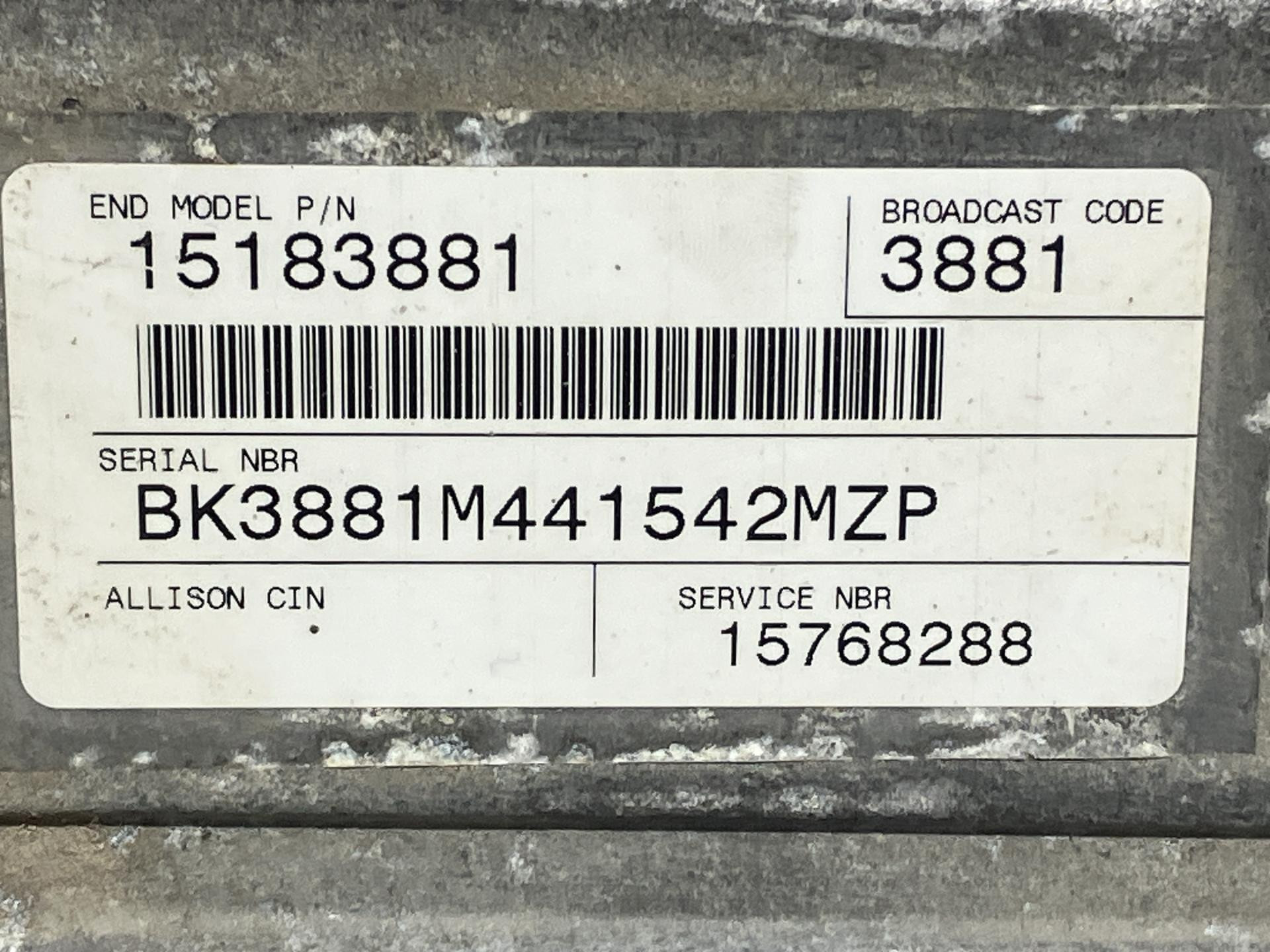29537441 | Allison 2200 HS TCM | Transmission Control Module for Sale
