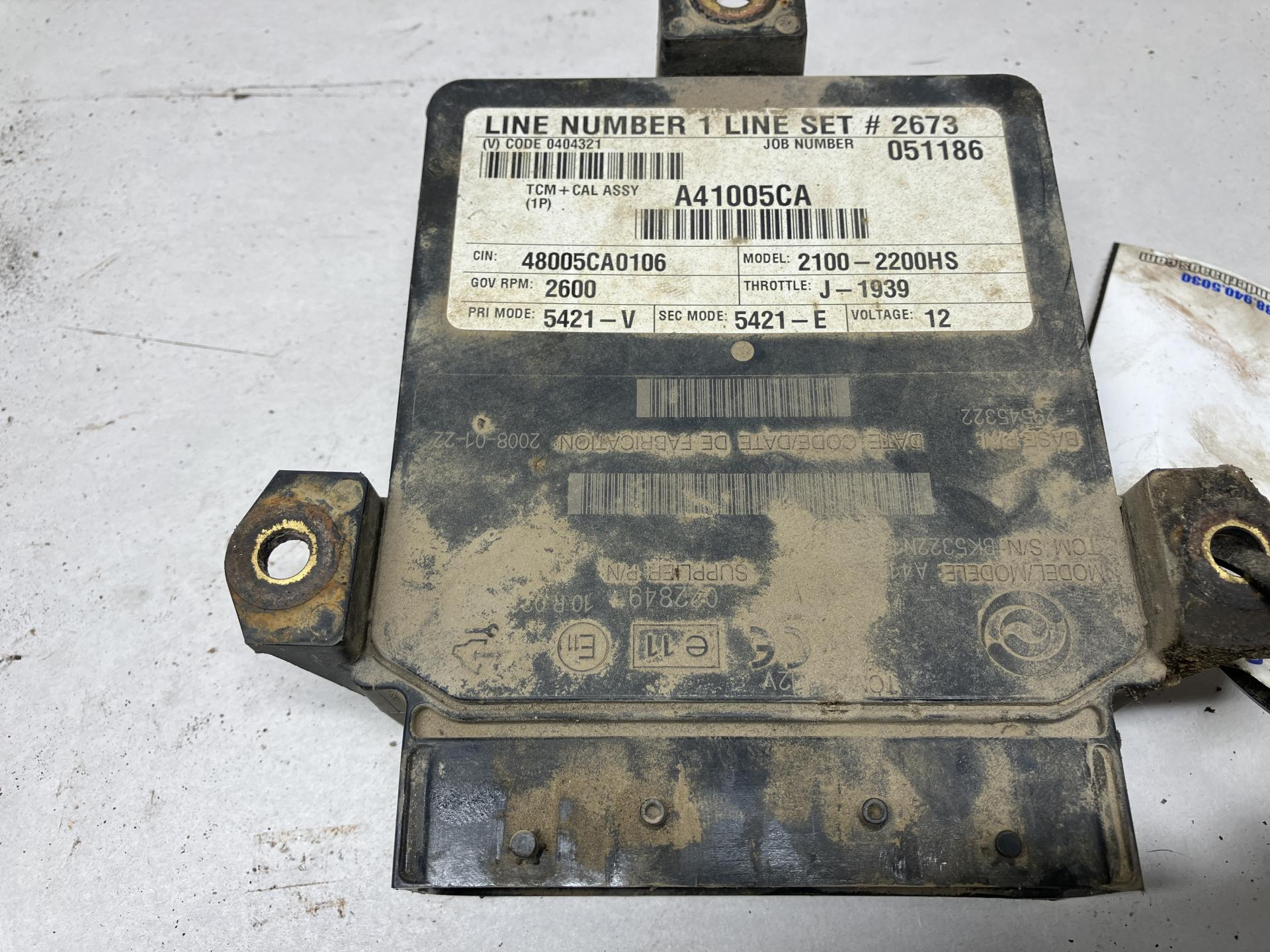 A41005CA | Allison 2200 HS TCM | Transmission Control Module for Sale