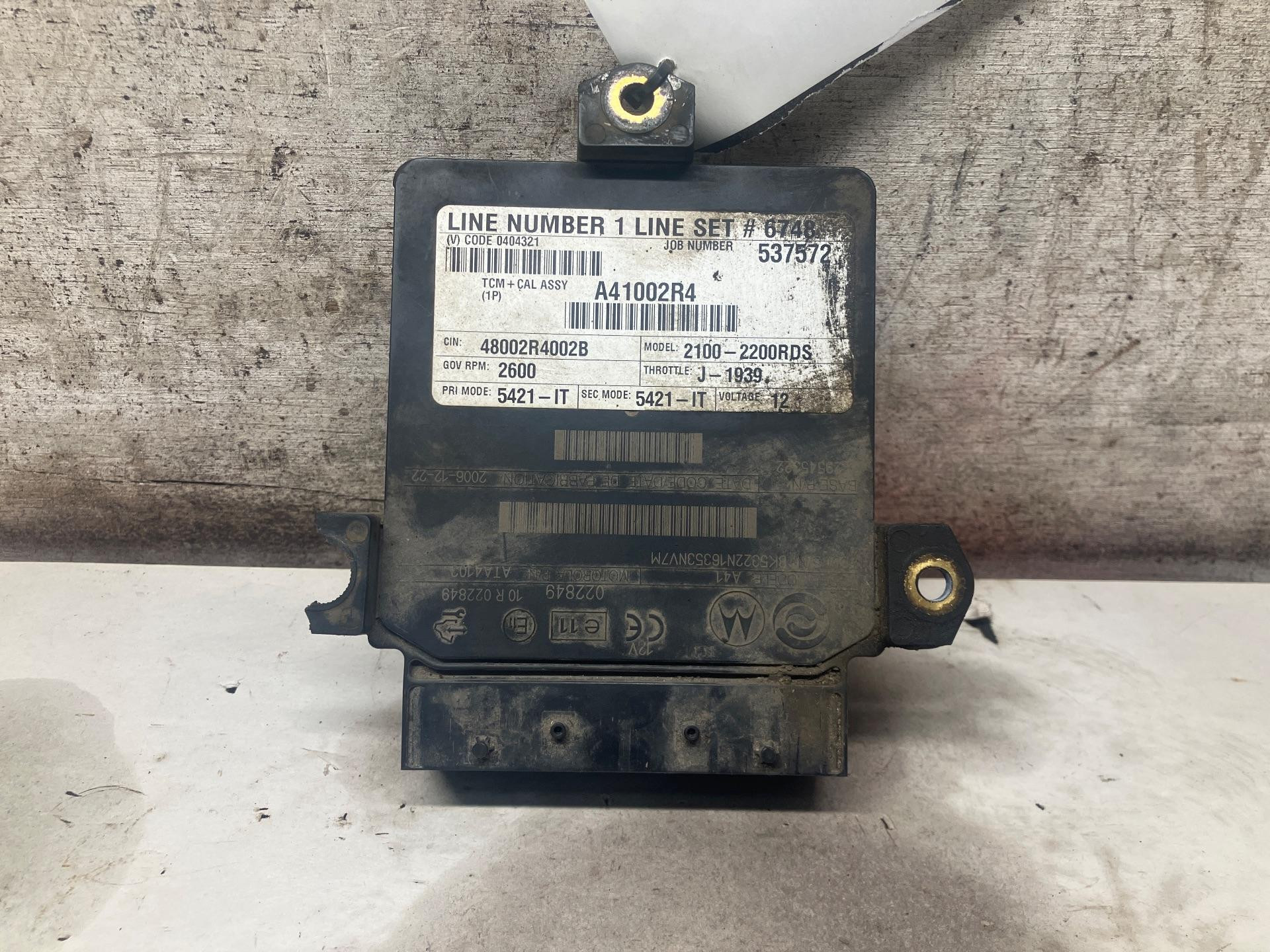 2100-2200RDS | Allison 2200 RDS TCM | Transmission Control Module for Sale