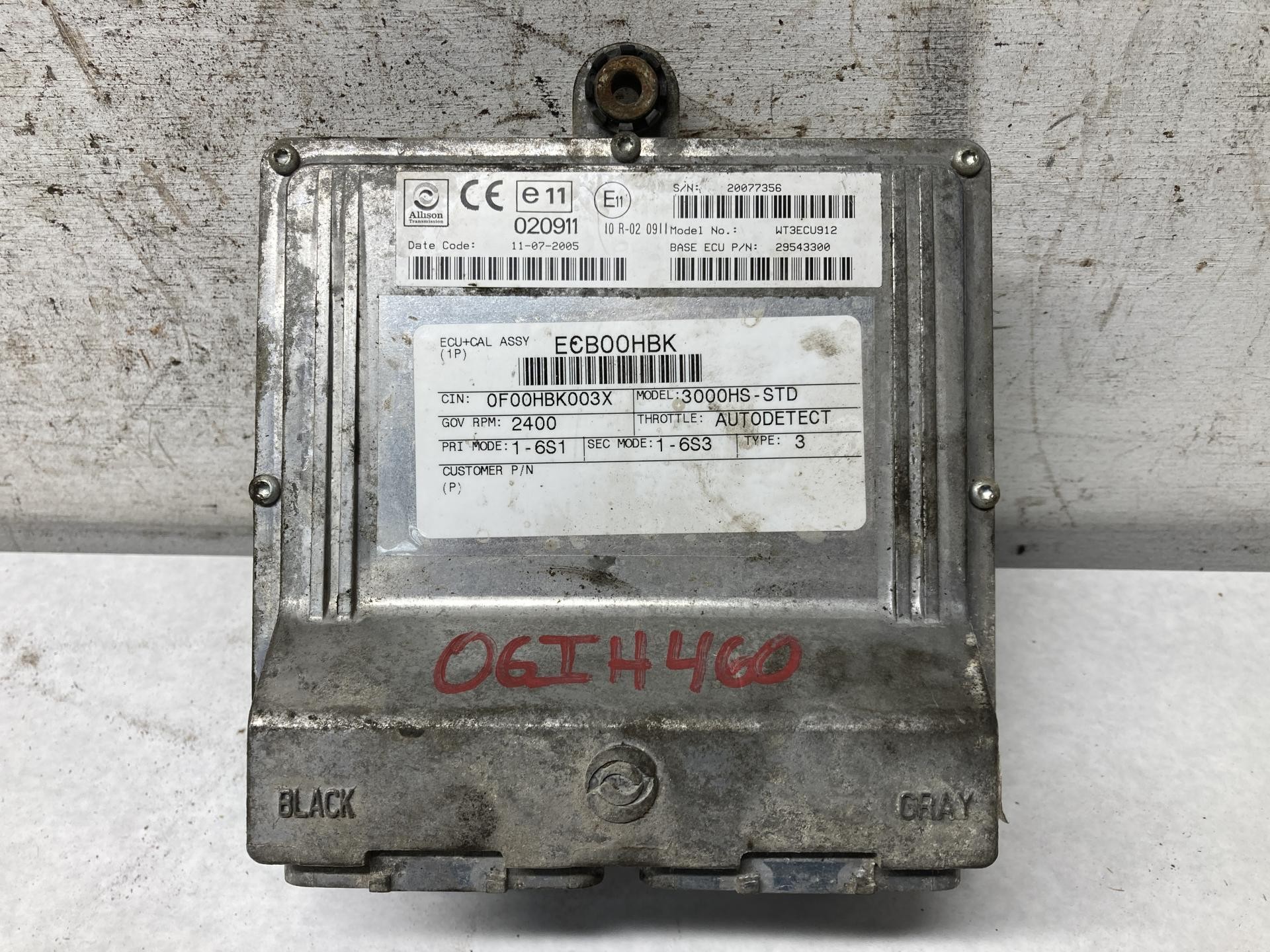 2077356 | Allison 3000 HS TCM | Transmission Control Module for Sale