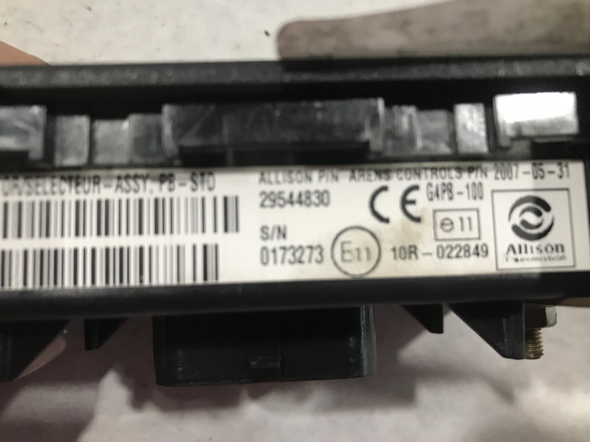 29544830 | Allison 4000 HS Transmission Electric Shifter for Sale
