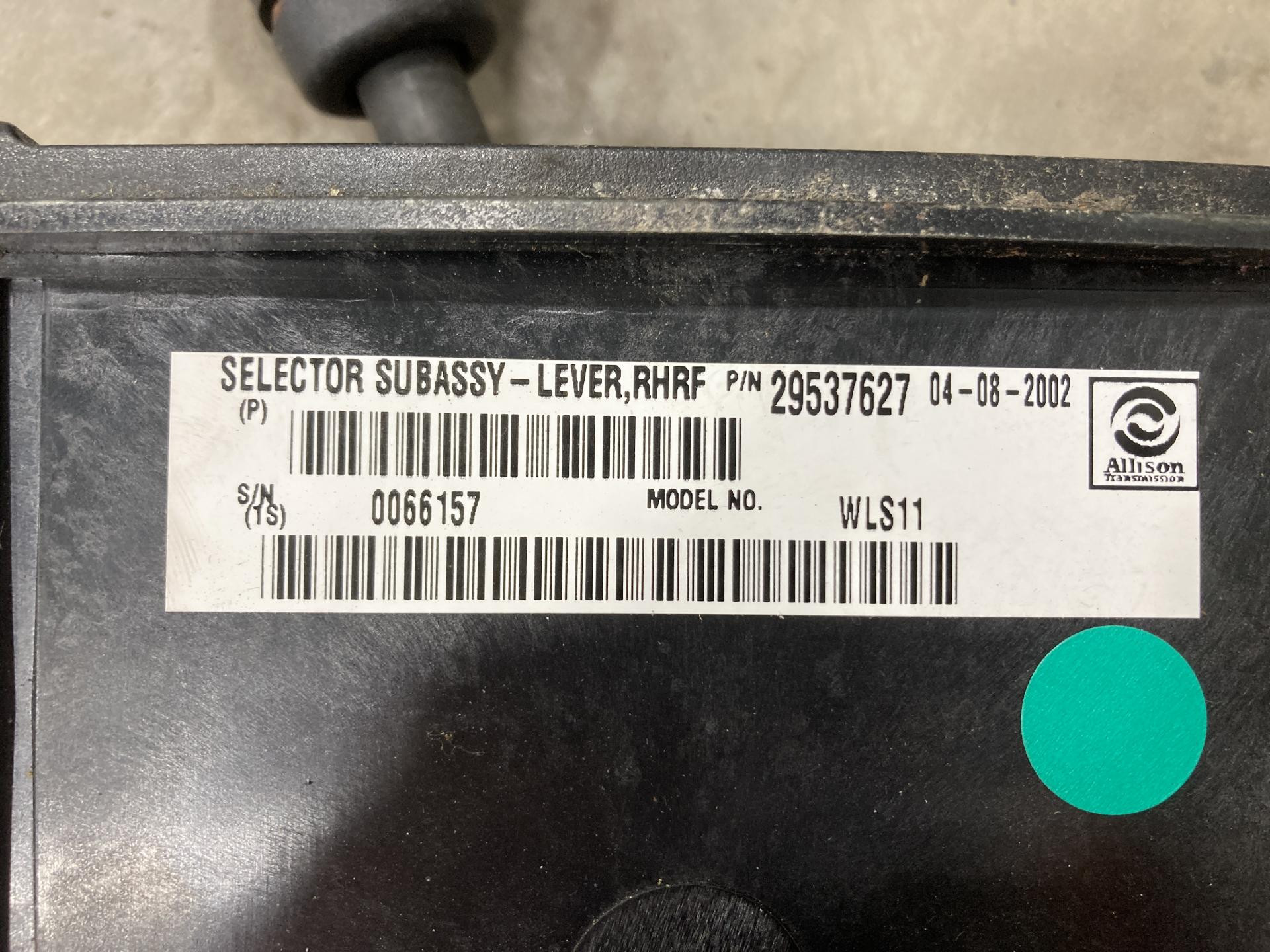 29537627 | Allison MD3060 Transmission Electric Shifter for Sale