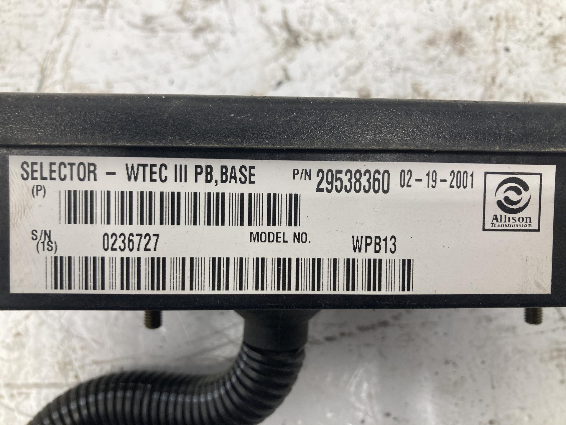 29538360 | Allison MD3560 Transmission Electric Shifter for Sale
