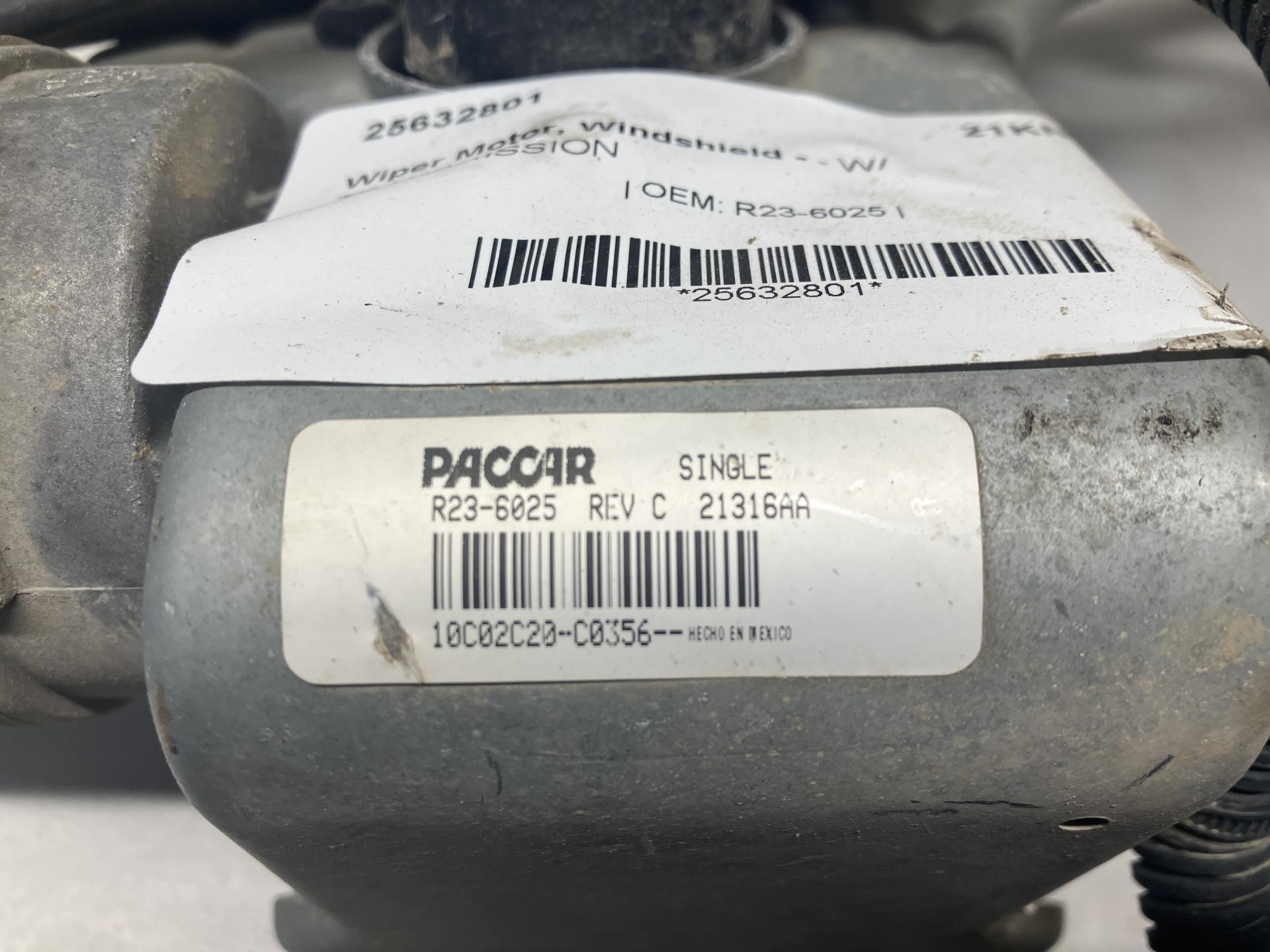 R23-6025 | Kenworth T880 Windshield Wiper Motor for Sale