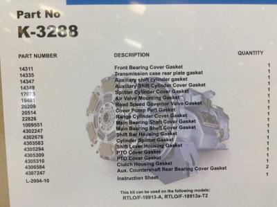 Fuller K3288 Gasket, Transmission for Sale
