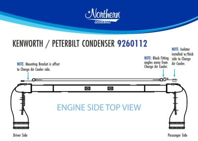 Z9206004 | Kenworth T680 Air Conditioner Condenser for Sale