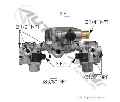 Wabco 4725002230 Air Valve for Sale