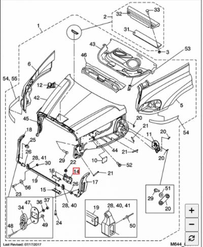 17-15554-000 | Freightliner CASCADIA Hood Hinge for Sale
