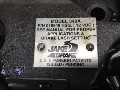 340A | CAT 3406E 14.6L Engine Brake | Exhaust Brake for Sale