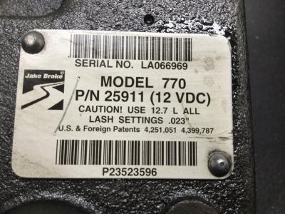 Jacobs Engine Brake 770 Engine Brake | Exhaust Brake for Sale