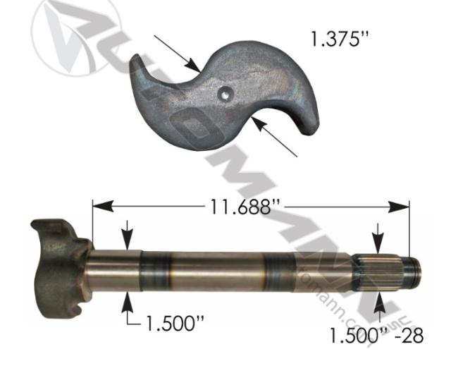 Automann 122.281122.01 Brake S-Camshaft for Sale