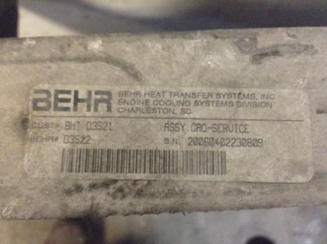 D3522 | Freightliner FLD120 CLASSIC Charge Air Cooler (ATAAC) for Sale