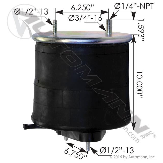 Automann AB1DK23M-P117 Air Spring for Sale