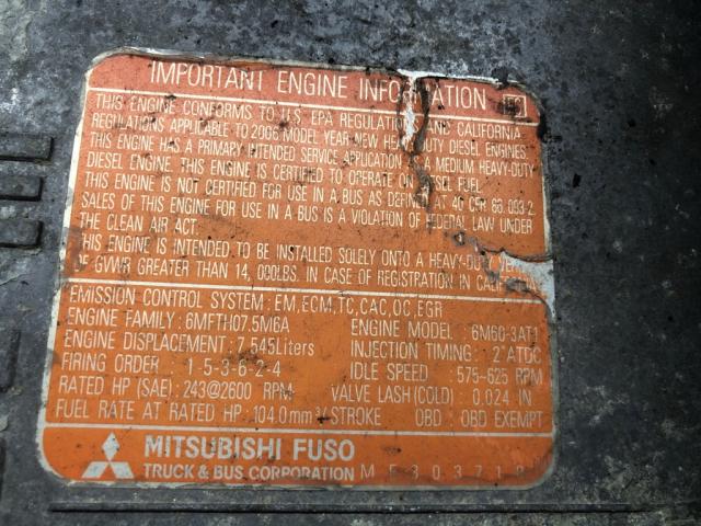 Mitsubishi 6M60-3AT1 Engine Assembly for Sale