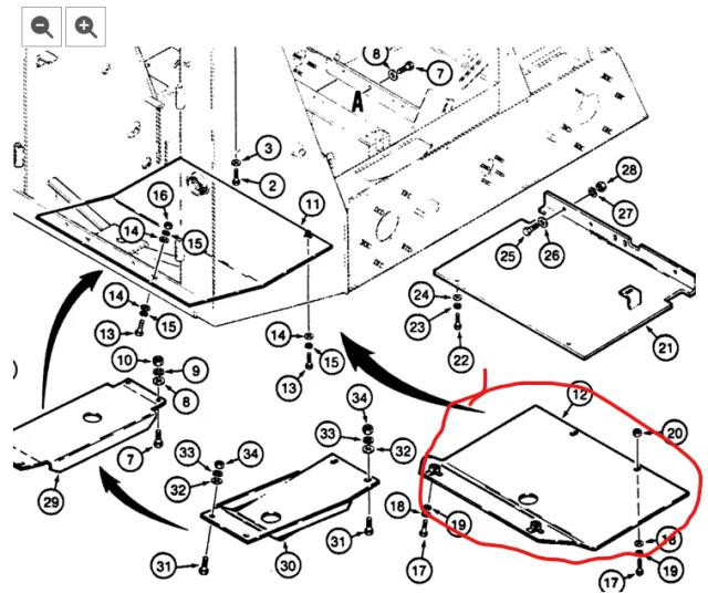 D82699 | Case 1845 Equip Panel/Cover for Sale