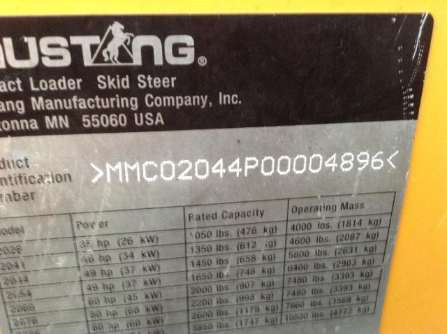 Mustang 2044 Equipment Parts Unit for Sale