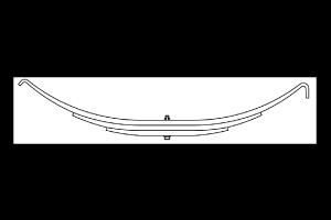 Triangle Spring TRA2726 Rear Leaf Spring for Sale