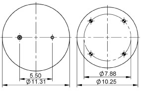 S13160 | Triangle Spring AS8317 Air Spring for Sale