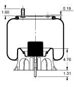Triangle Spring AS-8454 Air Spring for Sale