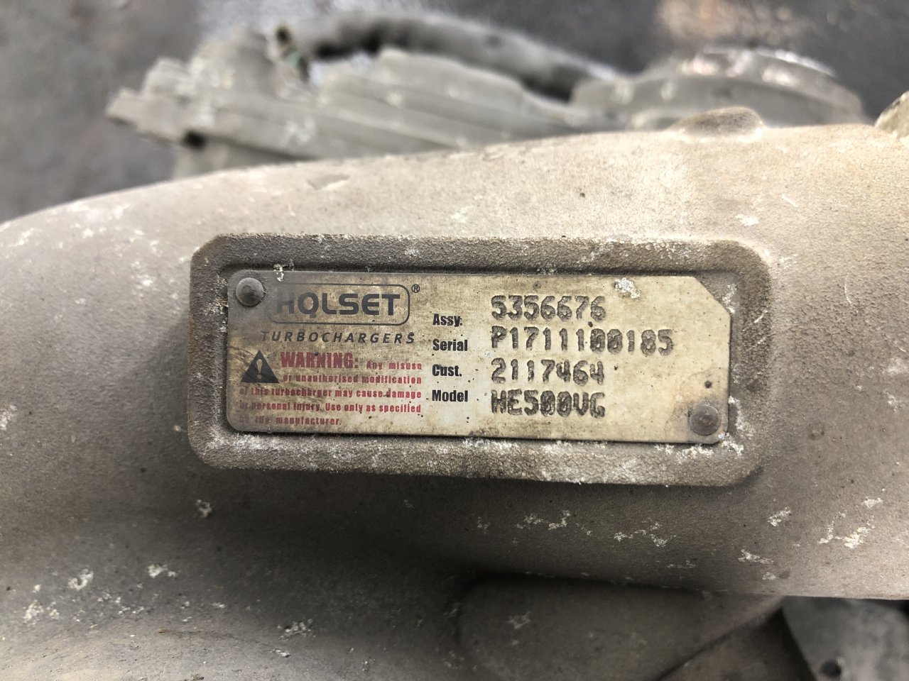 2117464 | Paccar MX13 Engine Turbocharger for Sale